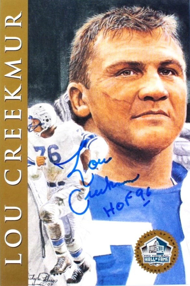 lou-creekmur-detroit-lions-signed-hall-of-fame-signature-series-card