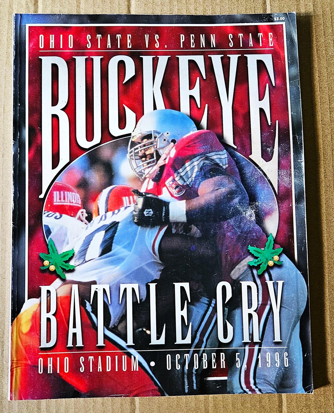 Ohio State Buckeyes Vs Penn State October 5,1996 Official Football ...