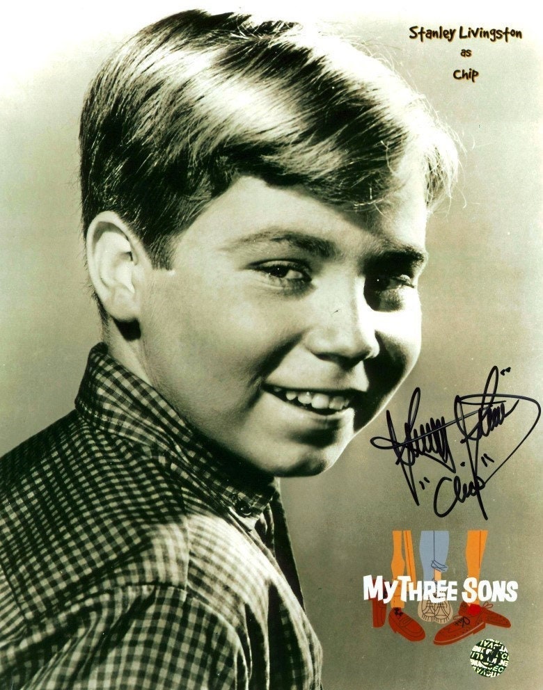 Stanley Livingston "chip Douglas on My Three Sons" Signed and Inscribed ...