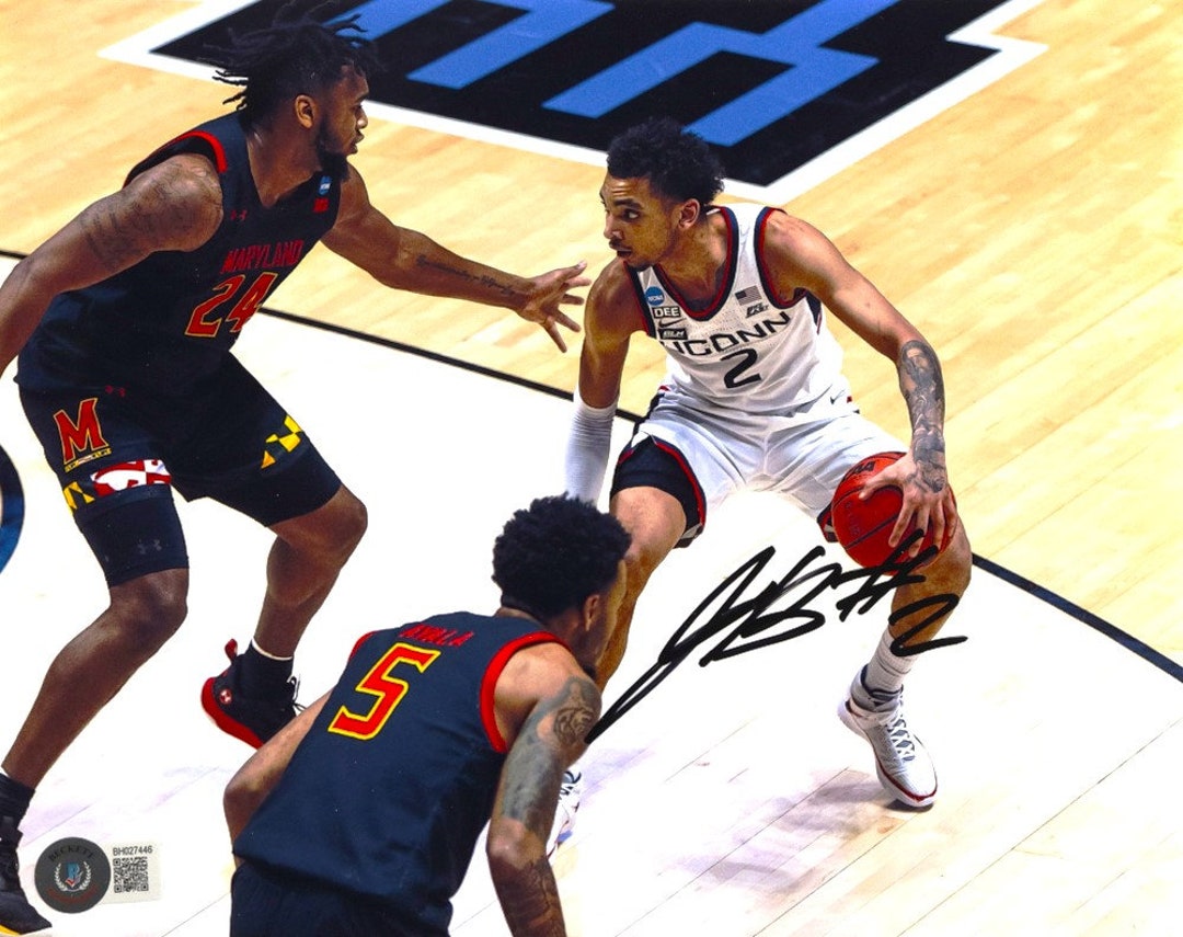 James Bouknight (charlotte Hornets) Signed Uconn Huskies 8x10 Photo ...