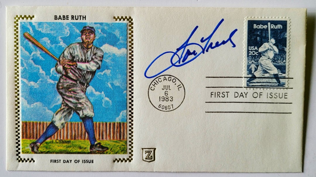 Tom Tresh New York Yankees Signed Babe Ruth First Day Issue of the Babe ...