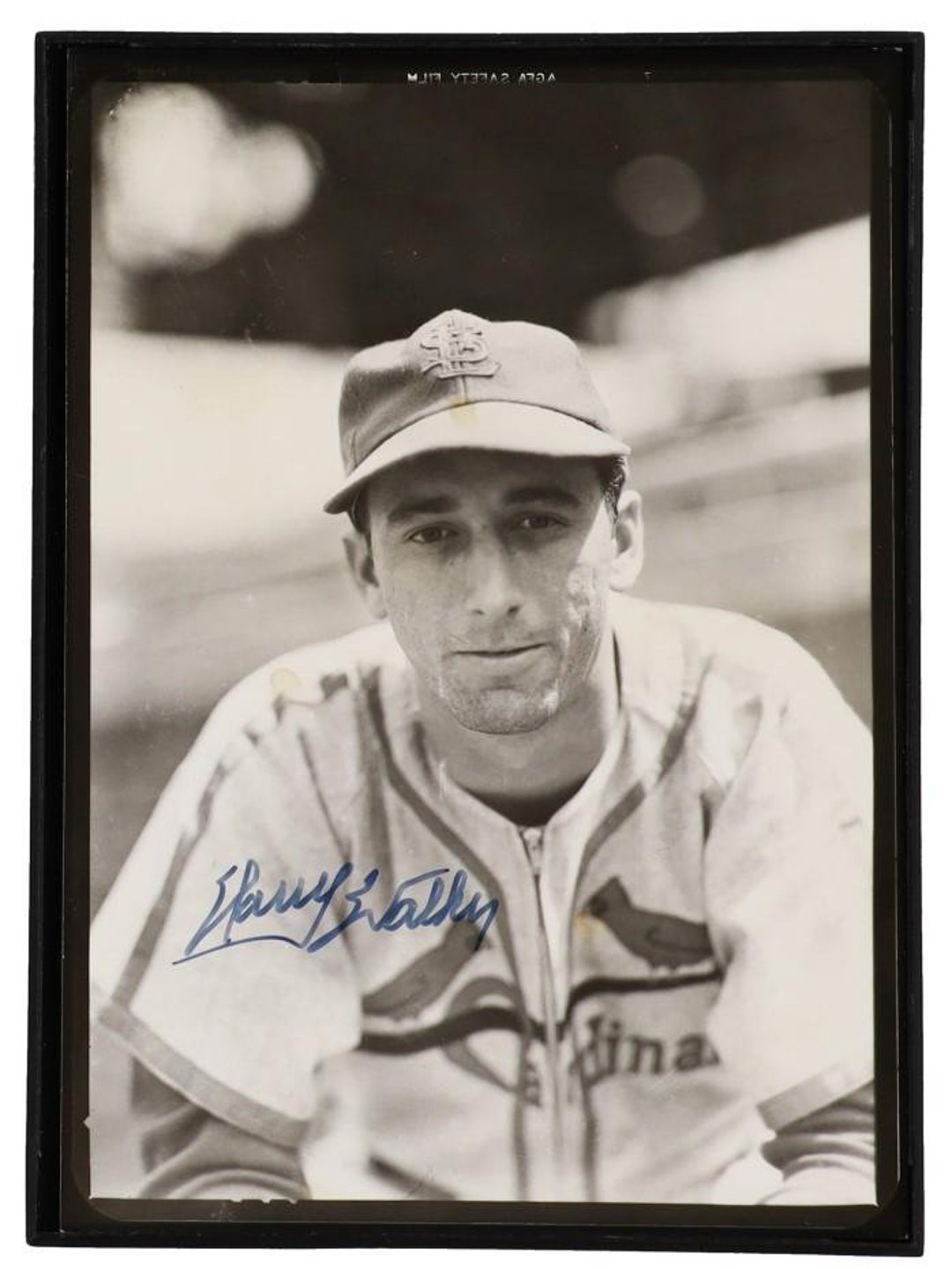 Harry Walker St. Louis Cardinals Signed Vintage 5x7 B&W Photo in a ...