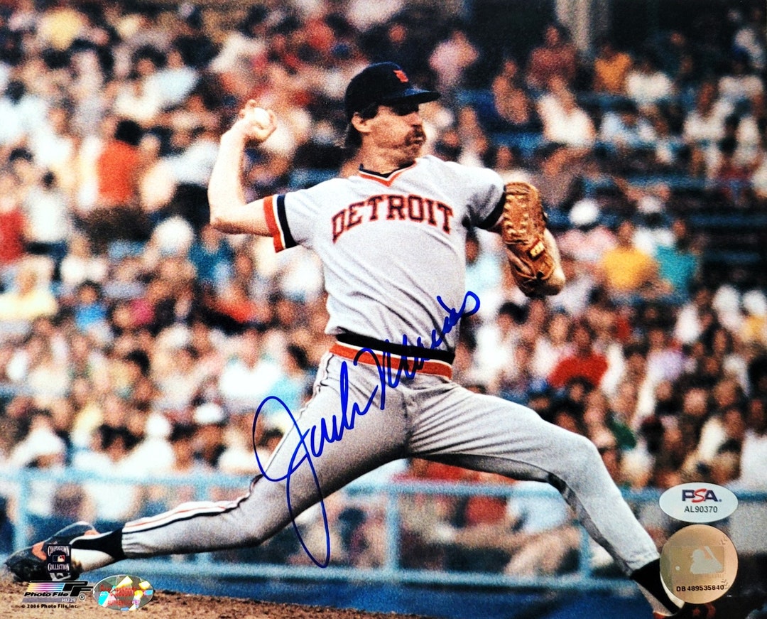 Jack Morris Detroit Tigers and Hall of Famer Signed 8x10 Photo (PSA/DNA ...
