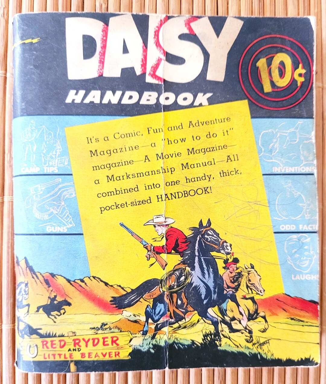 Vintage 1946 Daisy 4 1/2 X 5 1/4 First Edition Handbook Red Ryder ...