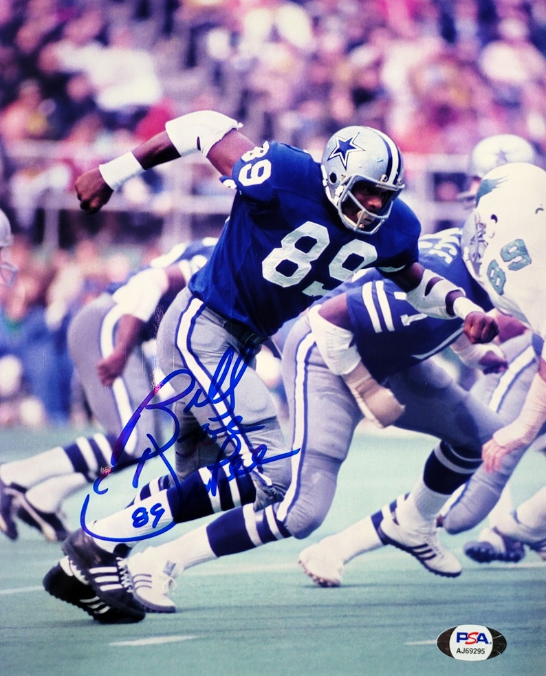 Billy Joe Dupree Dallas Cowboys Signed Vintage 8x10 Photo (PSA)- Free ...