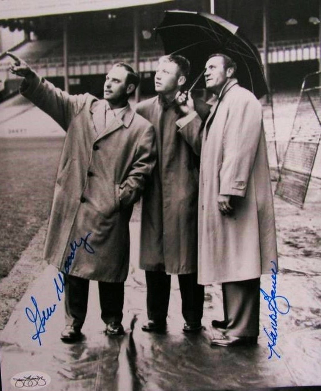 Gene Woodling and Hank Bauer New York Yankees Signed Vintage B & W 8 X ...