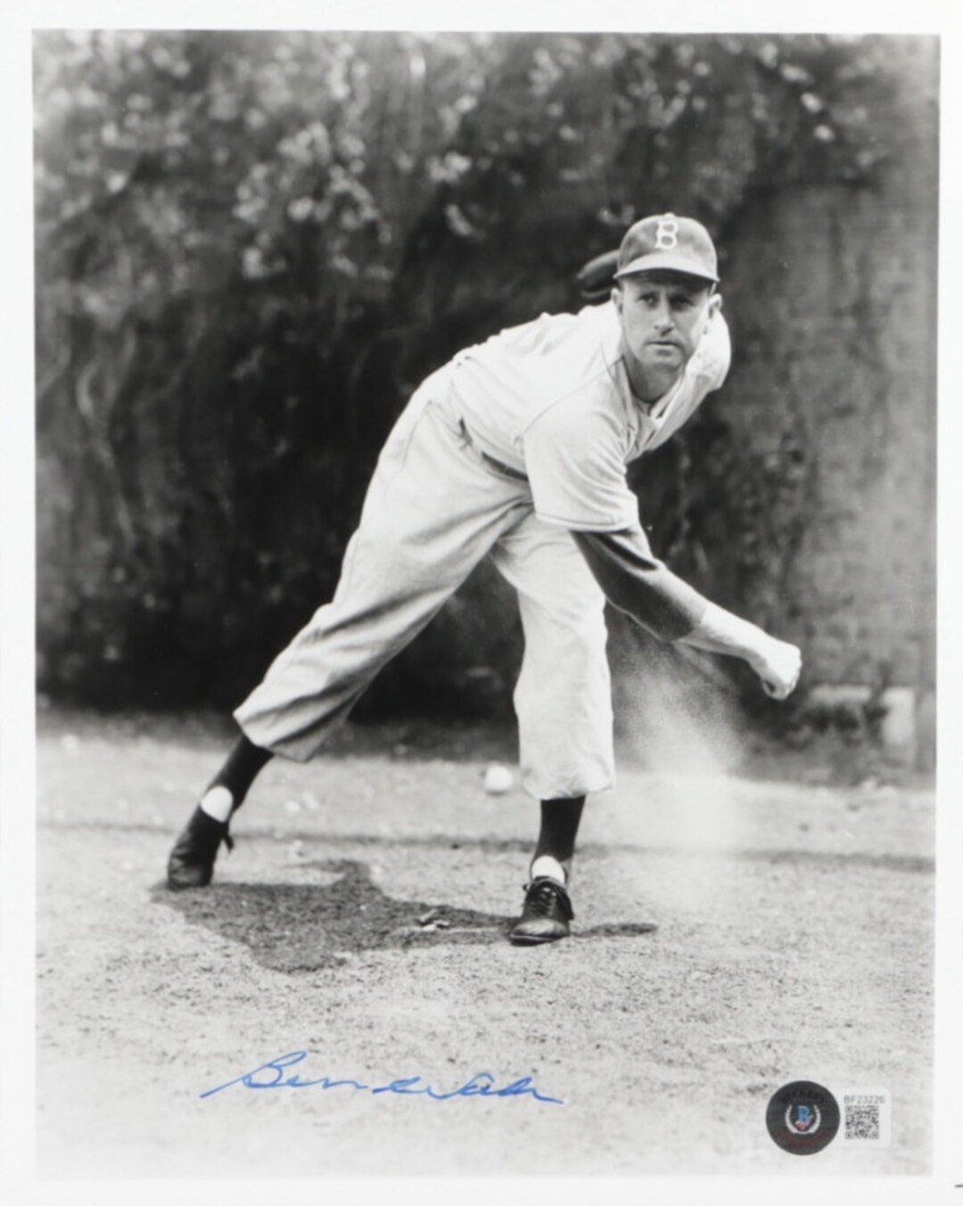 Ben Wade Brooklyn Dodgers Signed Vintage 8x10 Photo (beckett) Free ...