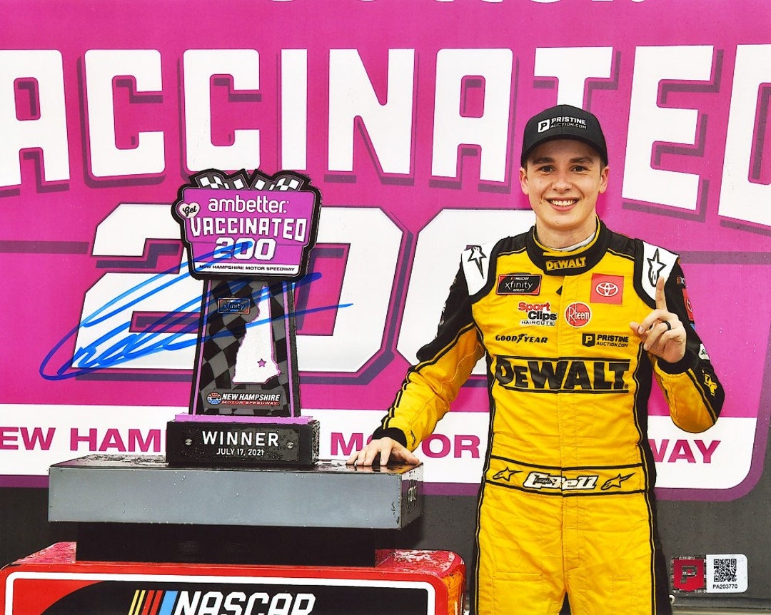 Christopher Bell NASCAR Cup Series Driver Signed 2021 New Hampshire Win ...