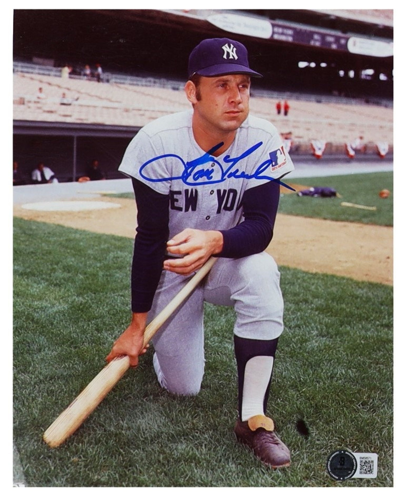Tom Tresh New York Yankees Signed Vintage 8x10 Photo (beckett)- Free ...