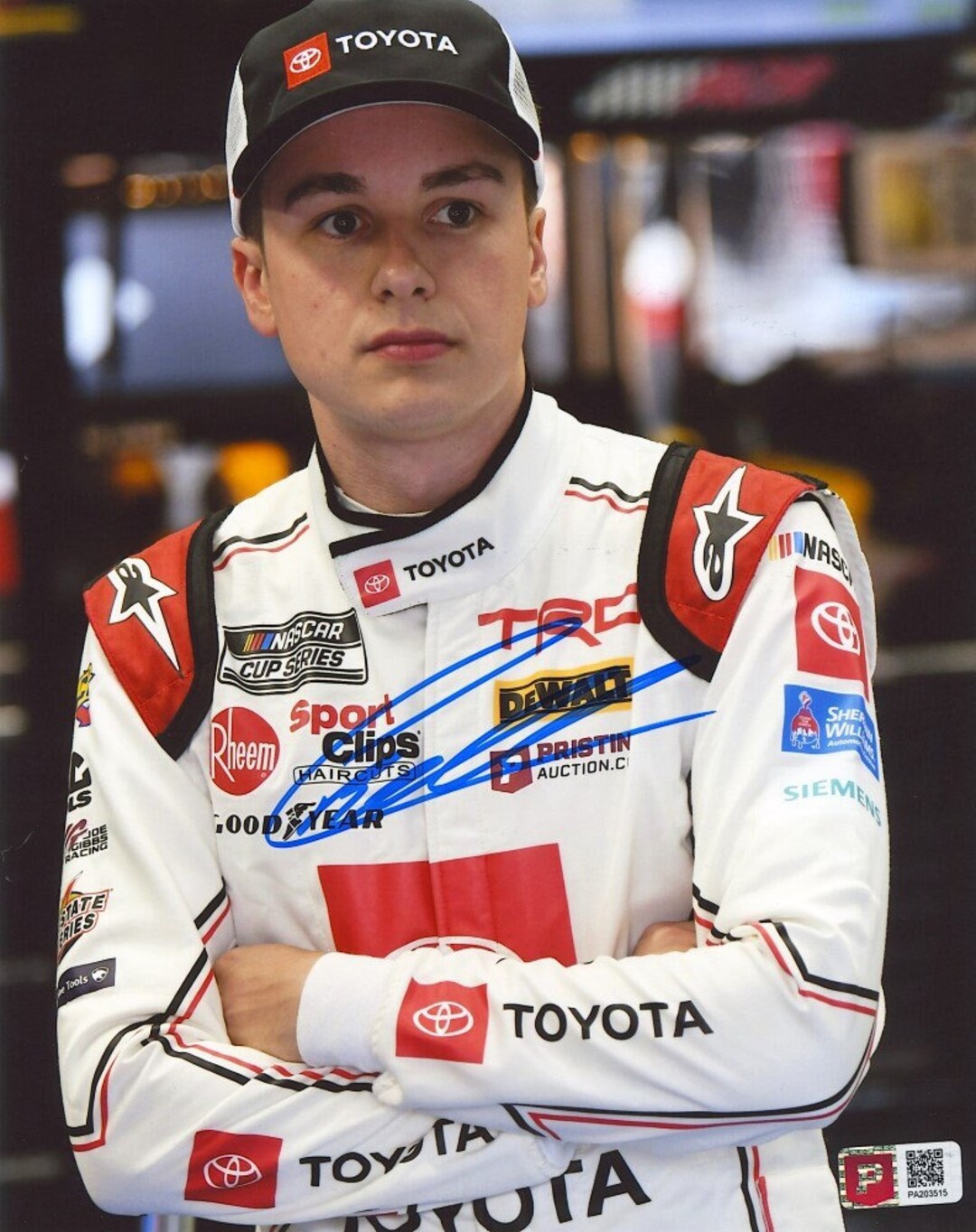 Christopher Bell NASCAR Cup Series Driver Signed 8x10 Photo PA COA Free ...