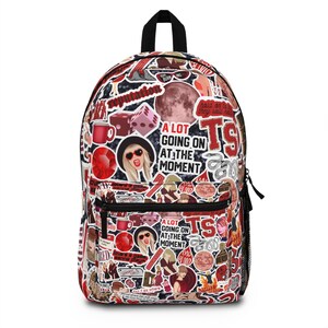 Taylor Swift Backpack Red Swiftie Gift - Etsy