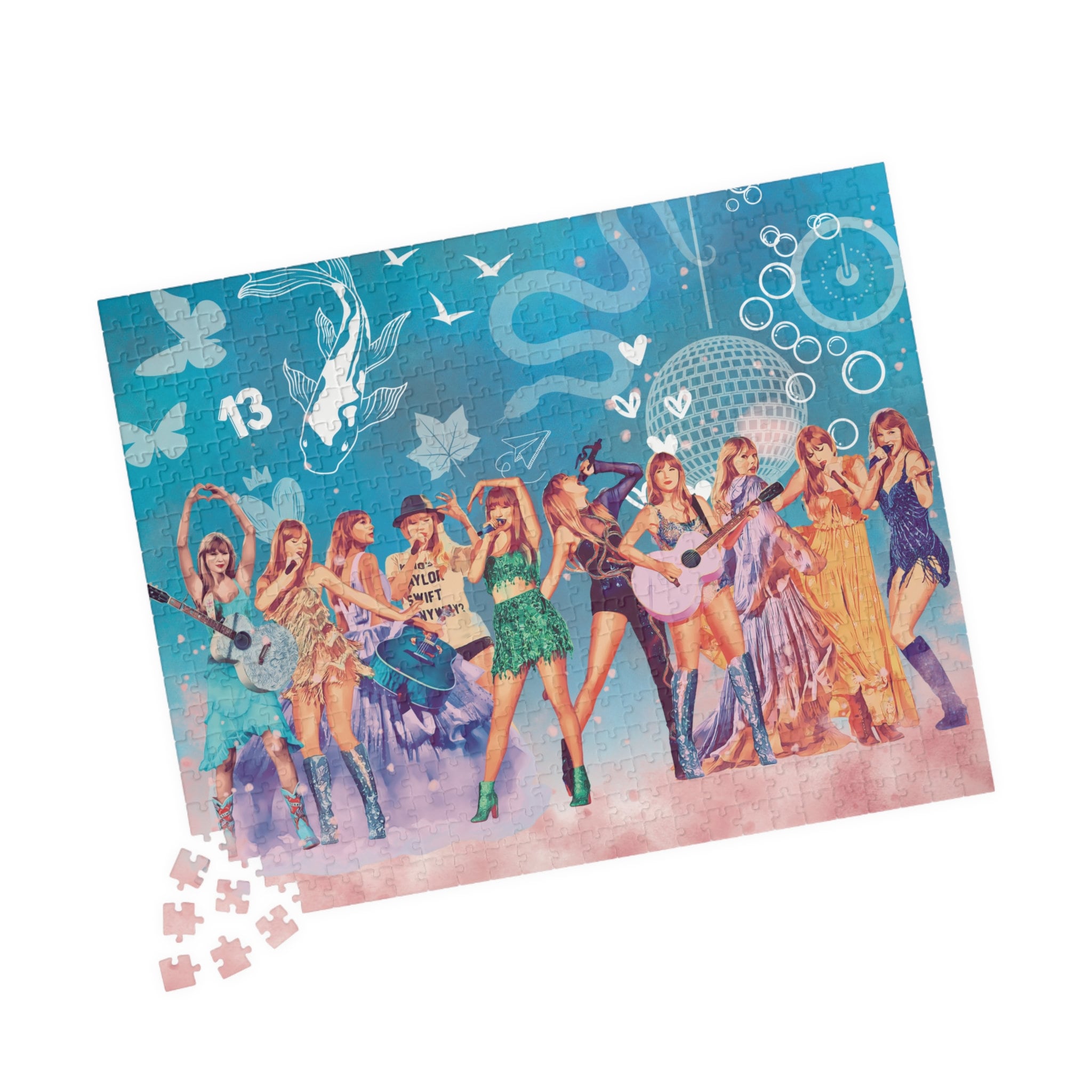 The Eras Tour Taylor Jigsaw Puzzle, Taylor Fan Gift sold by Carlo ...