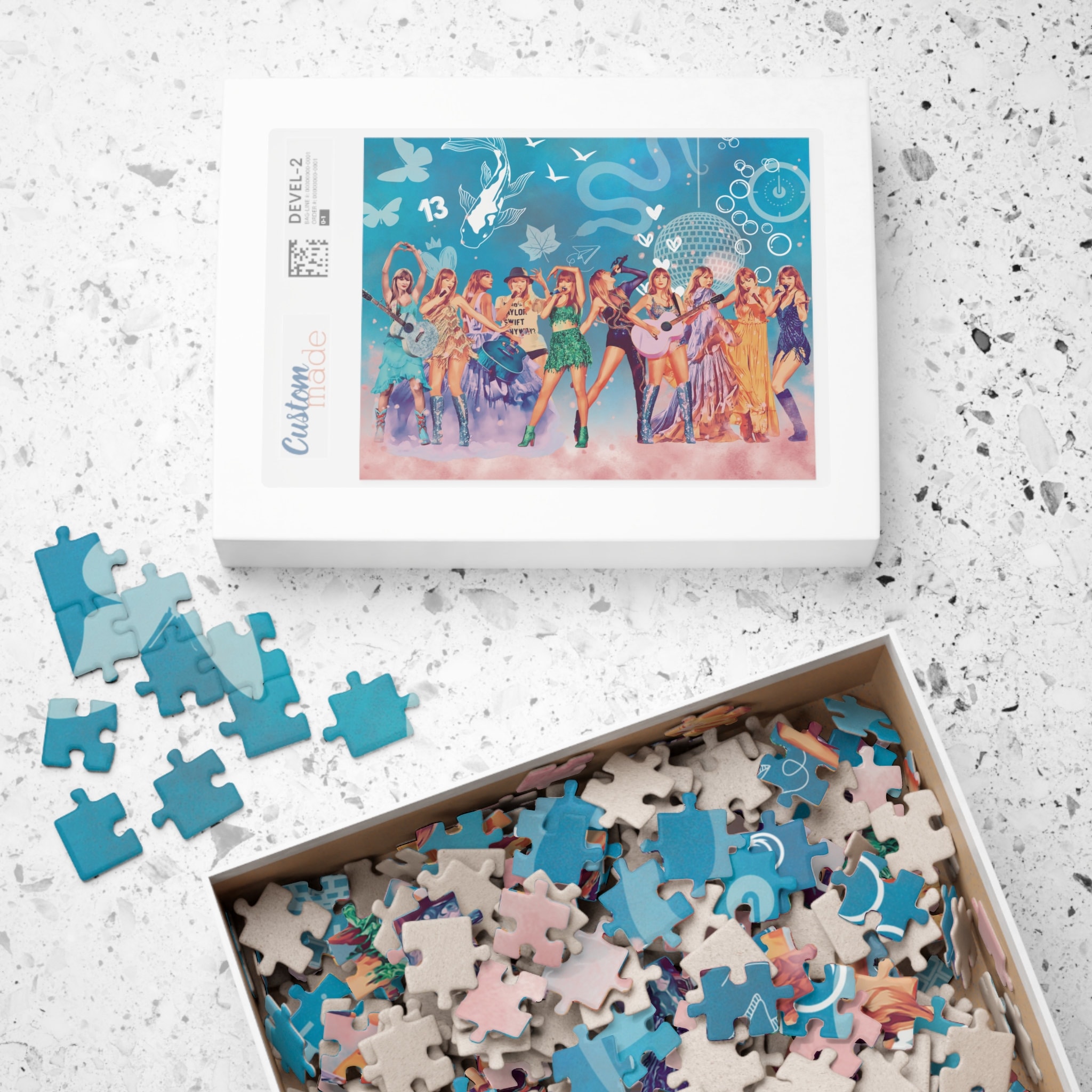 The Eras Tour Taylor Jigsaw Puzzle, Taylor Fan Gift sold by Carlo ...