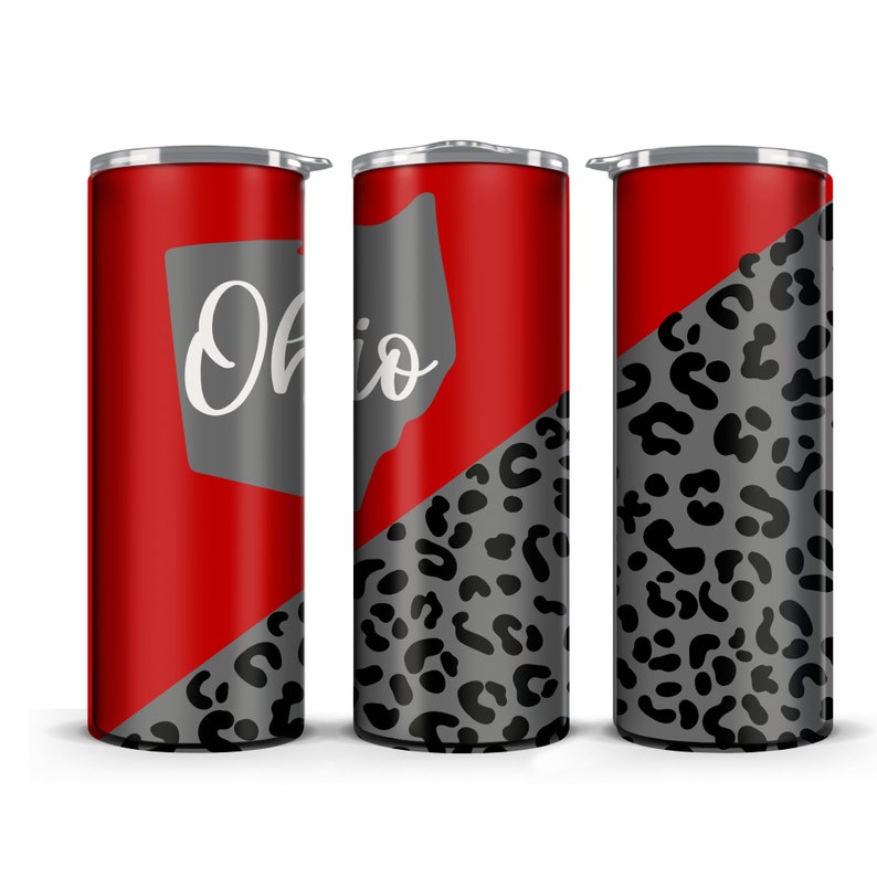 Ohio Tumbler Designs Ohio State 20oz Skinny Tumbler Sublimation Designs ...