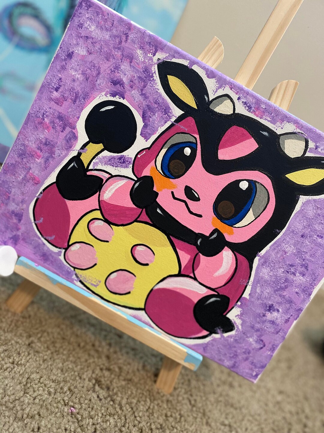 Pokemon Miltank Custom Painting - Etsy