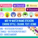 Kids Name Tag Stickers, Animal Icons, Choose Icon and Text and ...