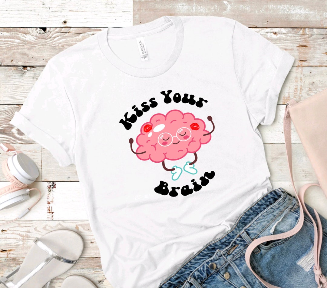 Kiss Your Brain SVG - Etsy
