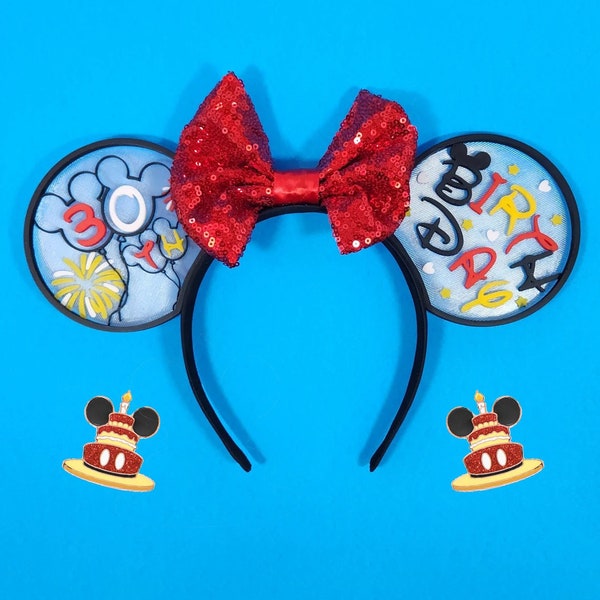 Custom Minnie Ears for Birthday - Etsy