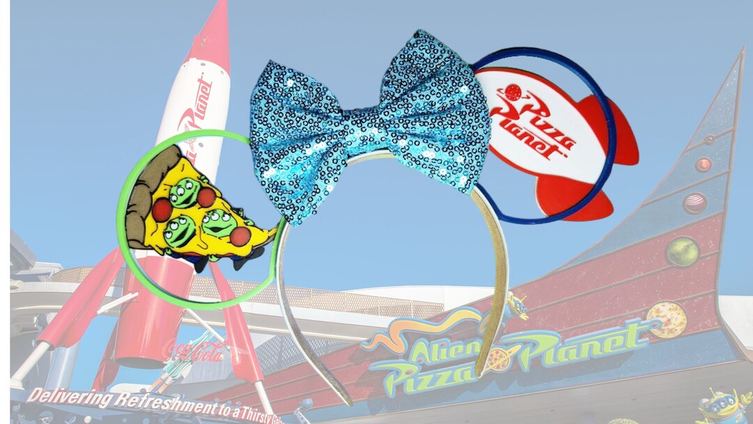 Alien Pizza Planet Mickey Ears | 3D Printed Toy Story Mouse Ears ...