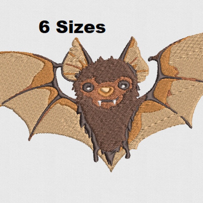 Bat Embroidery - Etsy