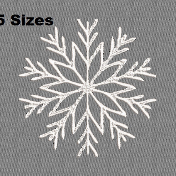 Snowflake Embroidery - Etsy