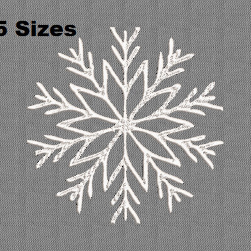 Snowflake Embroidery - Etsy