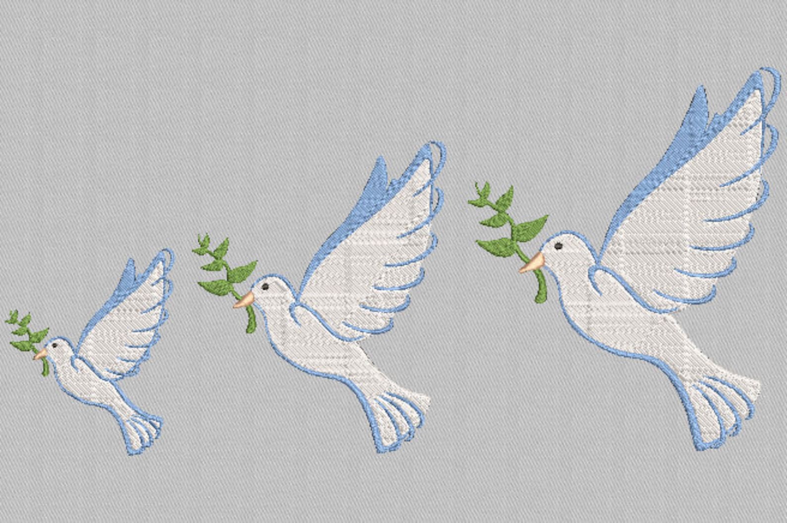 Flying Dove Embroidery Machine Design - Etsy