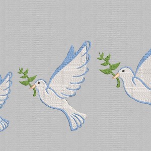 Flying Dove Embroidery Machine Design - Etsy