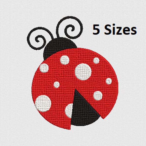 Ladybug Embroidery - Etsy