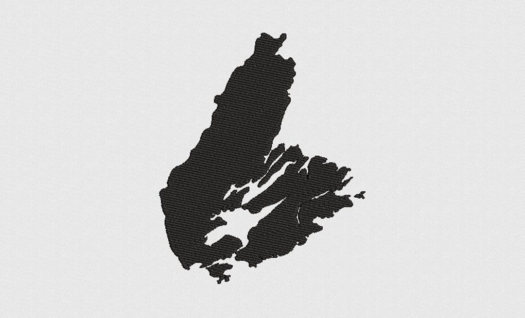 Cape Breton Island Outline Embroidery Design - Etsy Canada