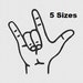 Sign Language Alphabet Machine Embroidery Designs - 3 Sizes - Etsy Canada