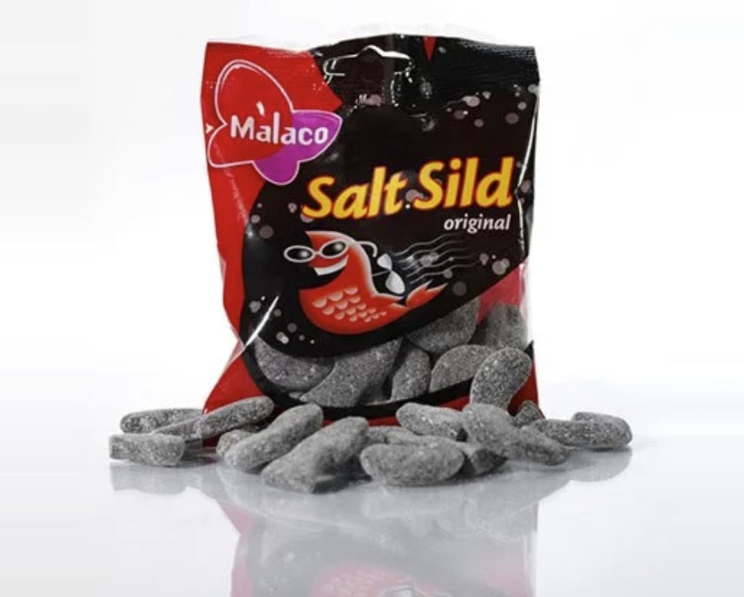 Malaco Salt Sild Salt Licorice in Shapes of Herring 100 - Etsy
