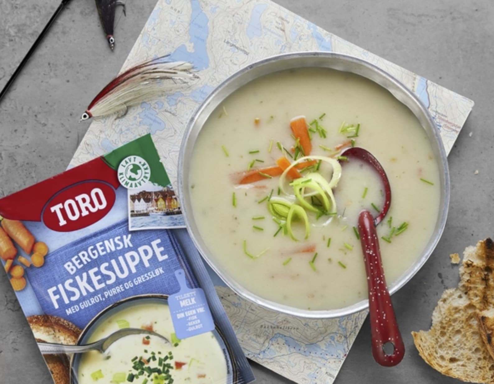 Toro Bergensk Fiskesuppe (2 Pack) - Bergen Fish Soup 81g (2.85 Oz) (2 ...