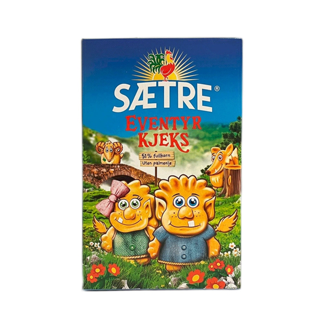 Sætre Eventyr Kjeks - Norway Fairytale Biscuit Cookies 175 Grams (6.17 ...