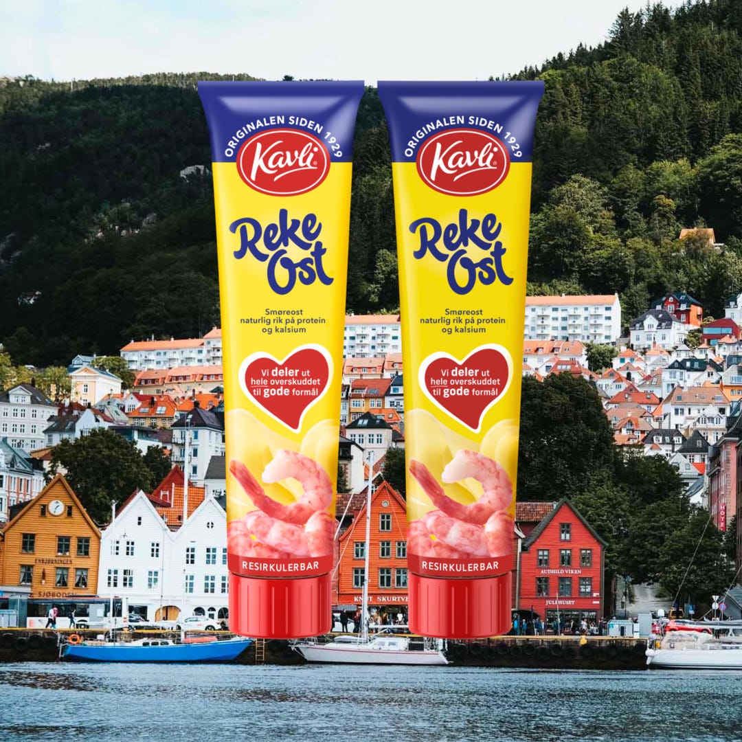 Kavli Rekeost 2 Pack - Norwegian Prawn Charcuterie Shrimp Soft White ...