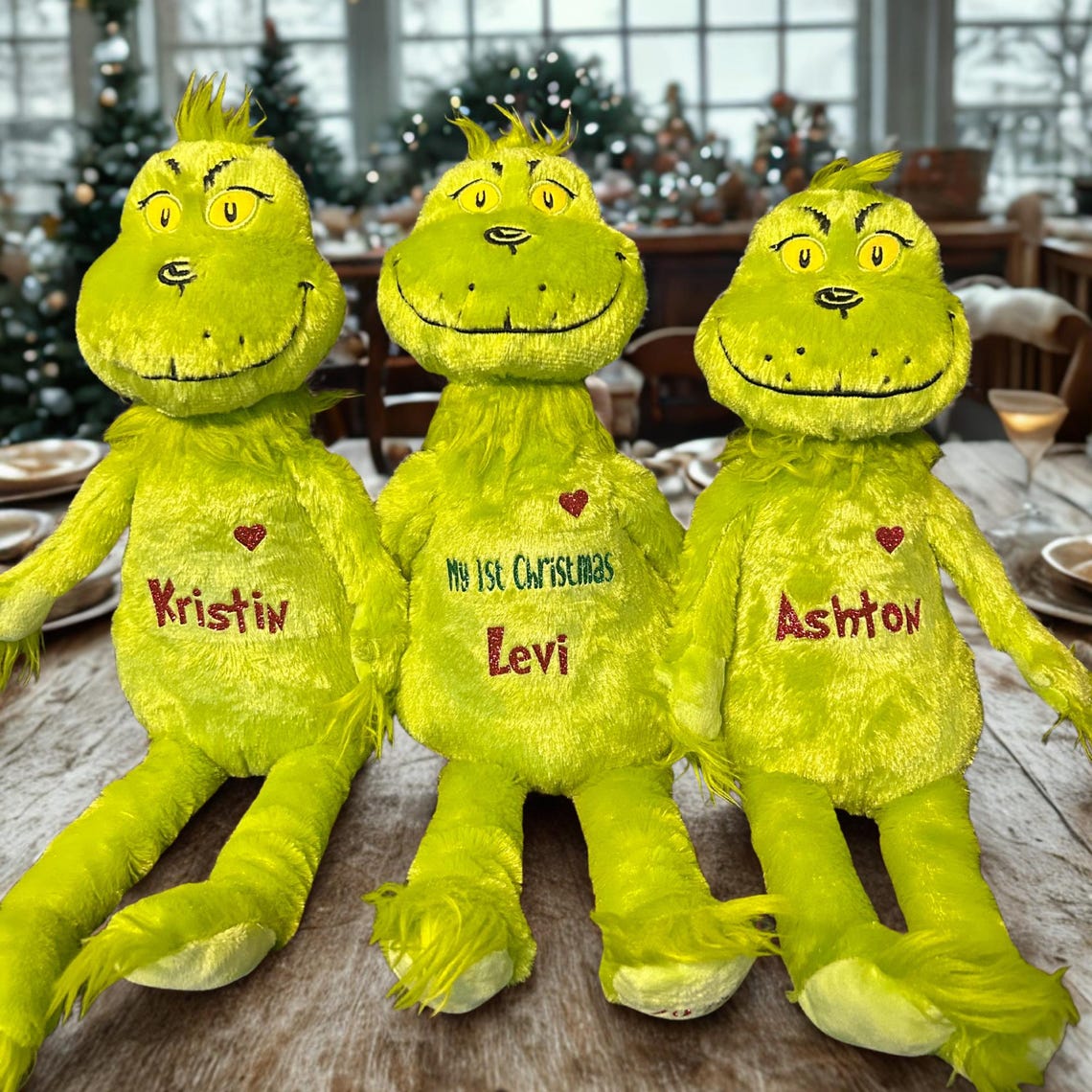 Personalized Grinch Plush, How the Grinch Stole Christmas,book,max Also ...