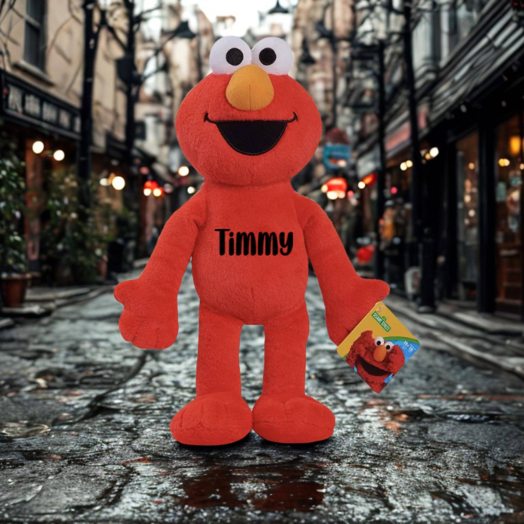 Personalized Sesame Street Elmo Plush - Etsy
