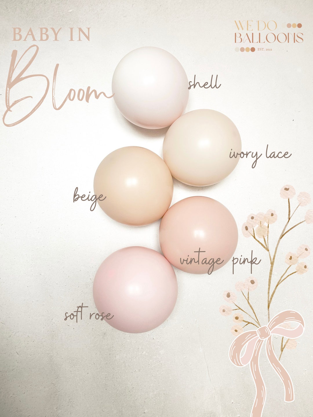 DYI Balloon Garland Arch Kit /custom High Quality Custom Colors/ Baby ...