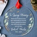Personalized Memorial Christmas Ornament, in Loving Memory Ornaments ...