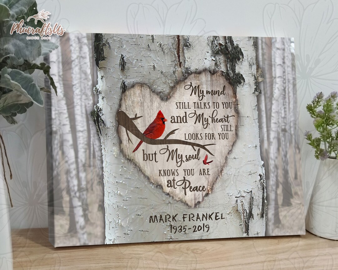 Red Cardinal Loss of Mother Memorial Gift, Sympathy Gift for Mom in ...