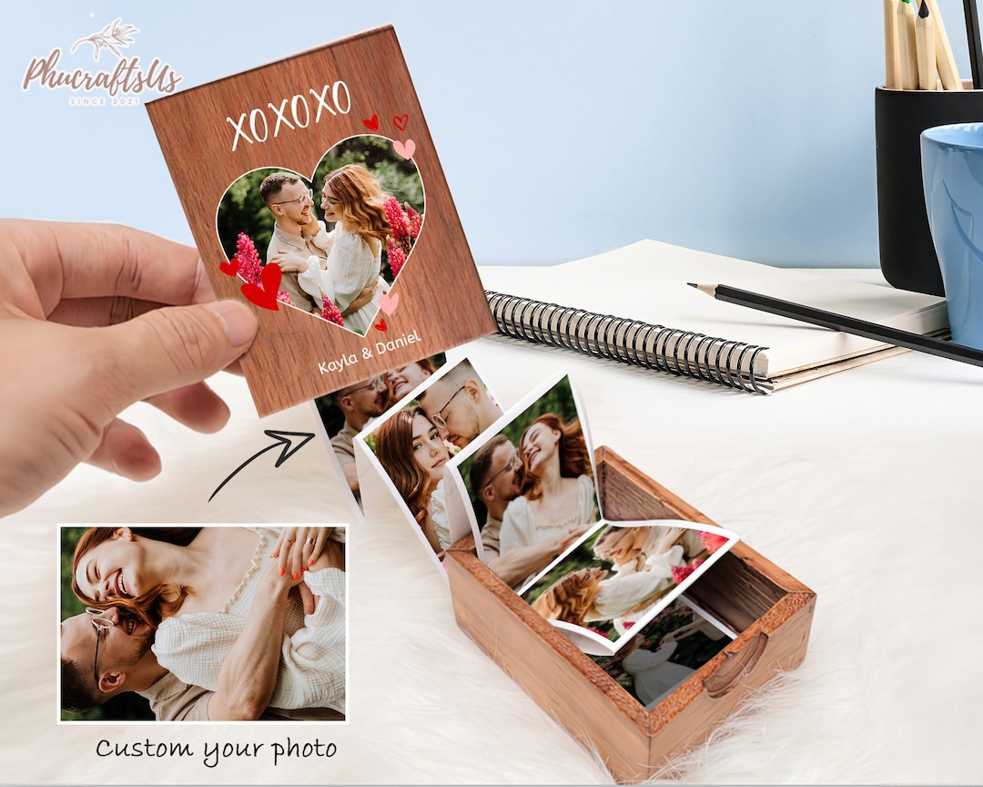 Personalized Pull Out Photo Album Box Be My Valentine Photo Album ...