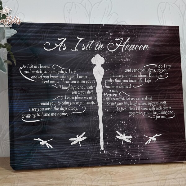 Dragonfly Memorial Stone - Etsy