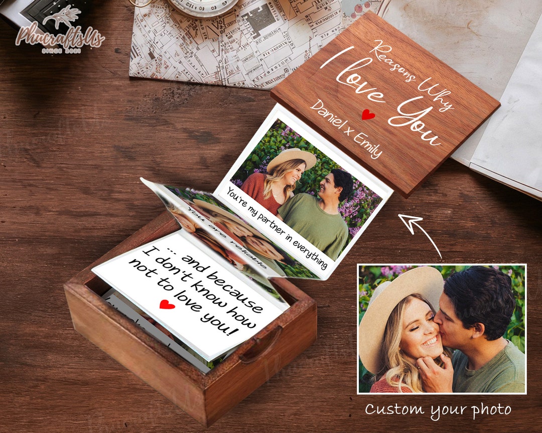 Pull Out Photo Album, Personalized Valentines Gift for Girlfriend ...