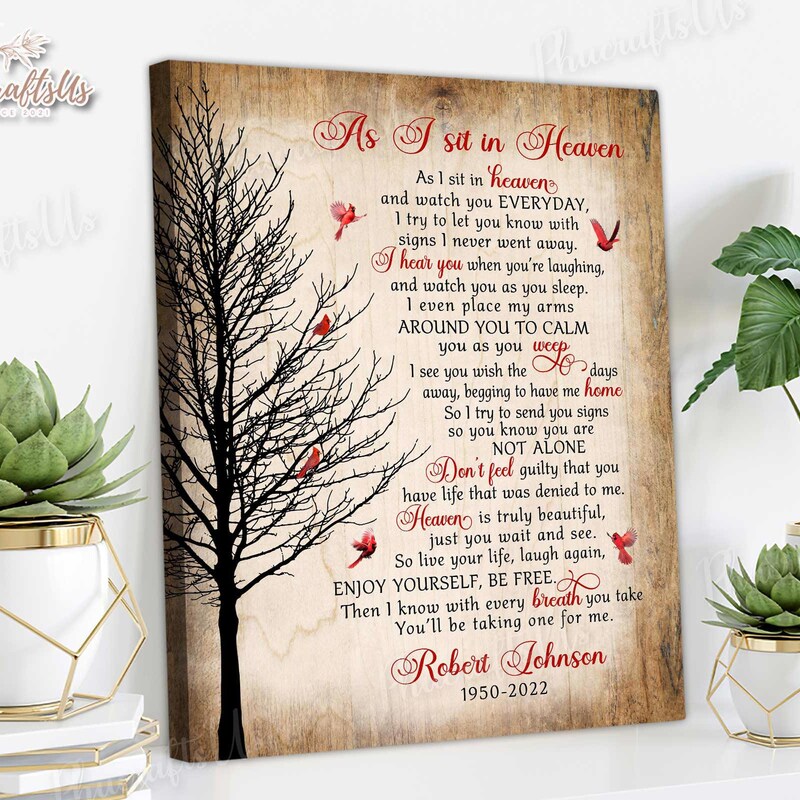 Cardinal Poem - Etsy