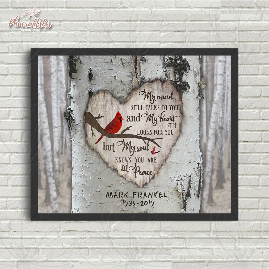 Red Cardinal Loss of Mother Memorial Gift Sympathy Gift for - Etsy