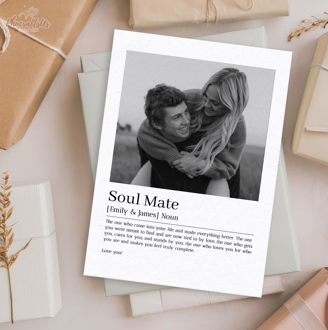 Personalized Couple Definition Valentines Day Card, Personalized ...