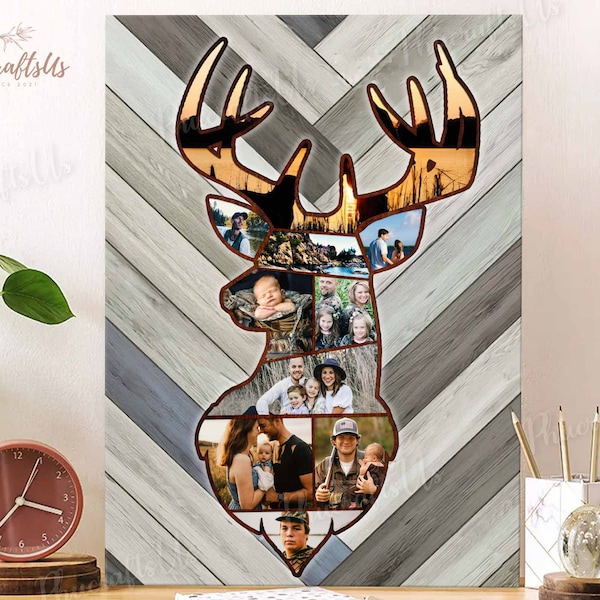 Personalized Deer Collage - Etsy