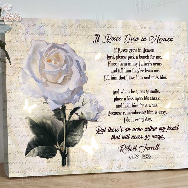 Roses Grow in Heaven - Etsy