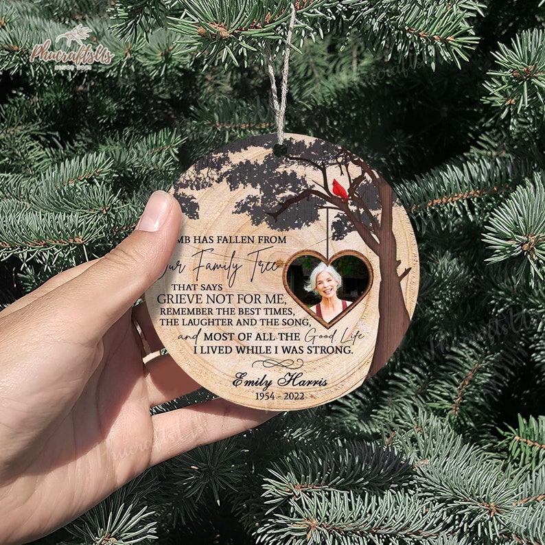 Memorial Ornament Gift Loss of Mother Remembrance Ornament - Etsy