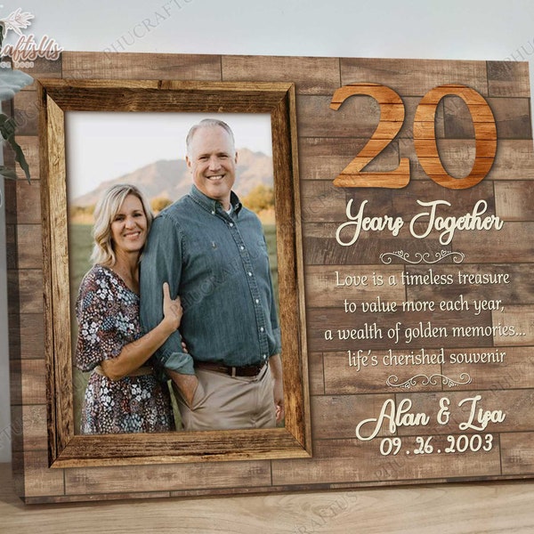 20th Wedding Anniversary Photo Collage - Etsy